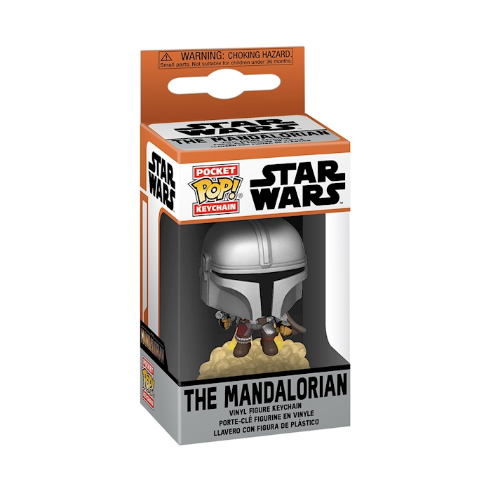 POP Mandalorian Mando w/Blaster Keychain - Brick Occasion
